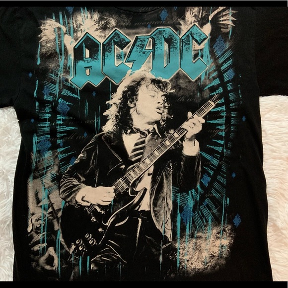 AC/DC | Shirts | Acdc Angus Young Satan Graphic Tshirt | Poshmark